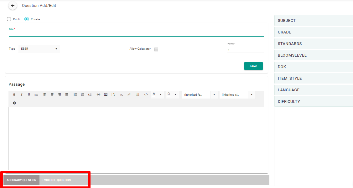 How do I create an Evidence-Based Selected Response Question (EBSR ...