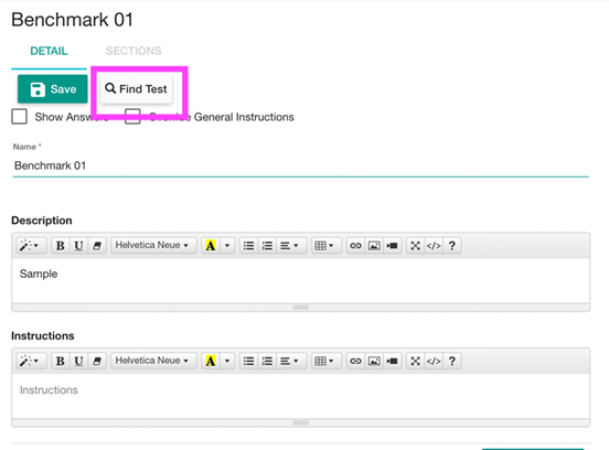 Incorporating Tests into Benchmarks – FocalPoint Support Community