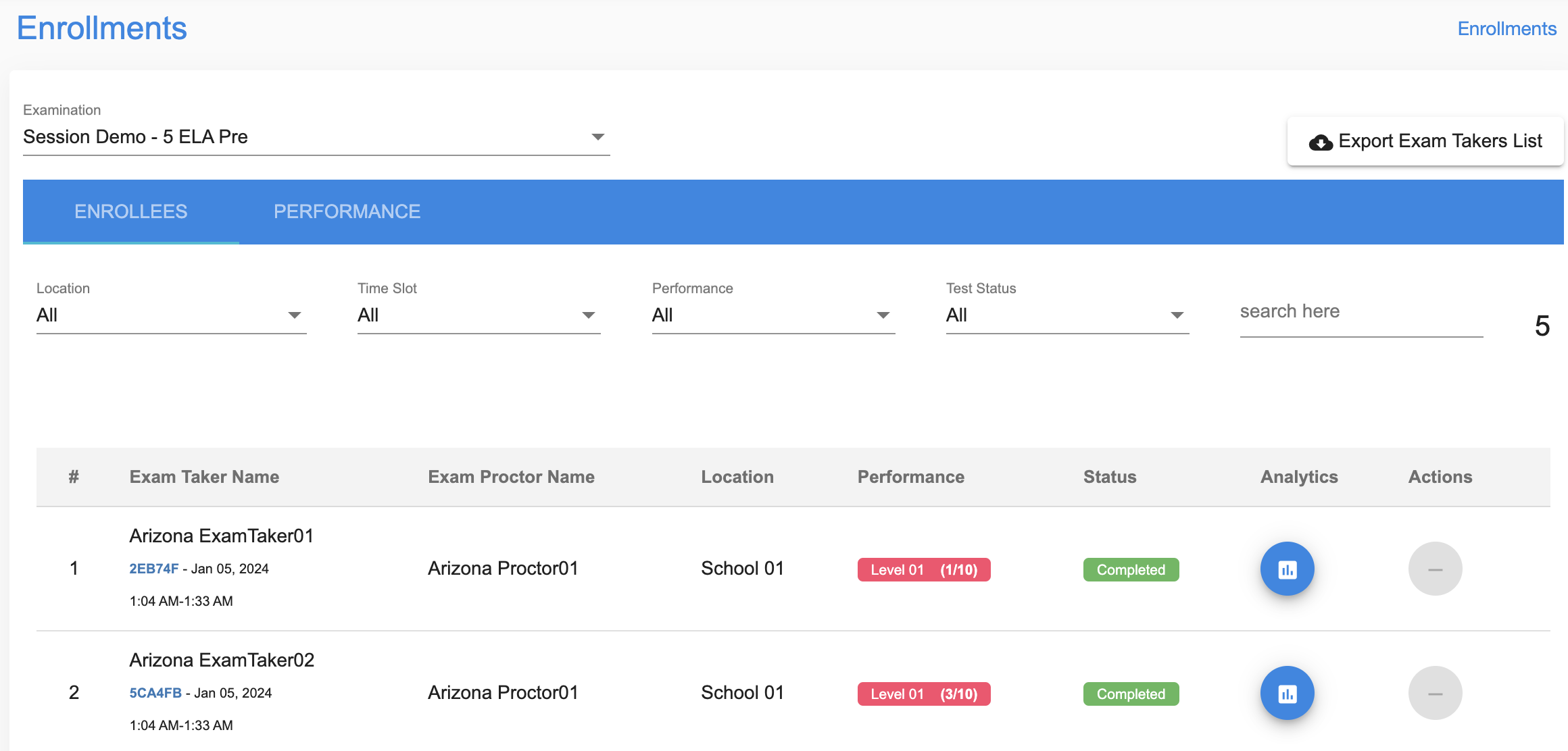 How to View/Print Student Test Analytics – FocalPoint Support Community